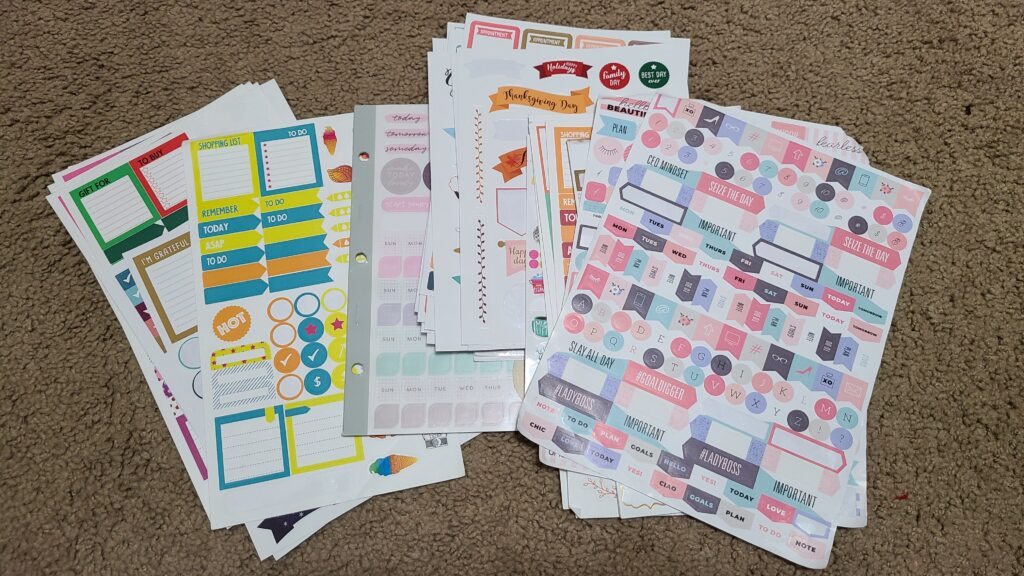 My Best Method to Organize Planner Stickers - organizewithadhd.com