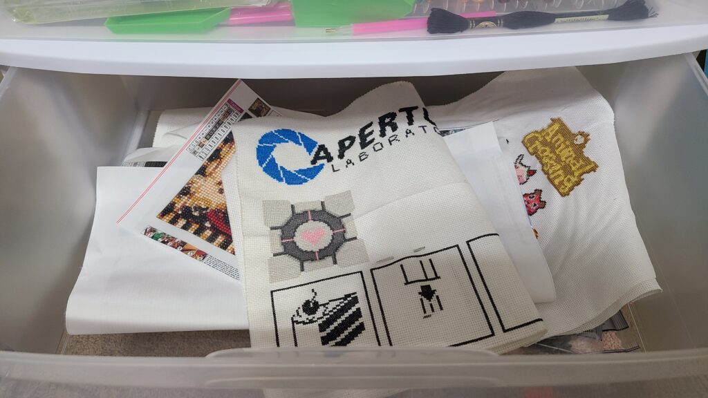 How I Organize My Cross Stitch Supplies - organizewithadhd.com